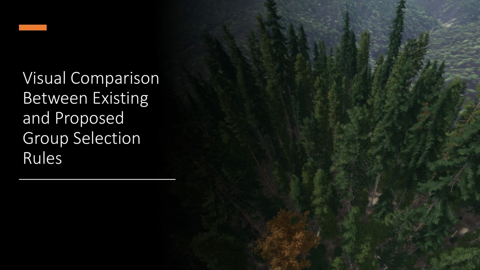 A Presentation On Proposed Rule Changes For Group Selection ...